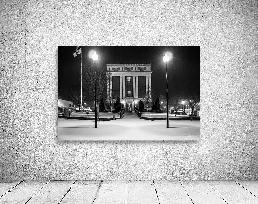 Courthouse black and white by Dwayne Reaves Wall Art