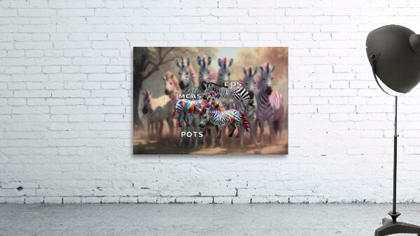 Trifecta - EDS MCAS POTS by Riven Waters Wall Art