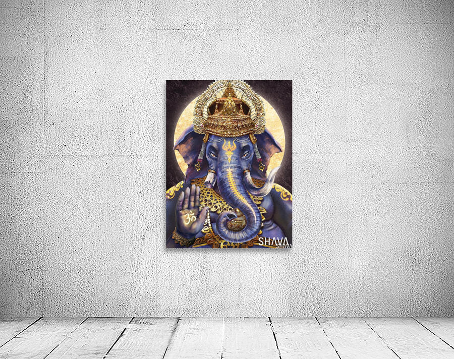 How Wise and Luck - Ganesha by SHAVA Wall Art