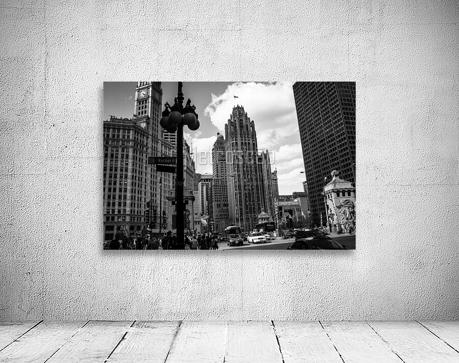 michigan avenue wacker drive horizontal 2025 Hoy by Black And White ...