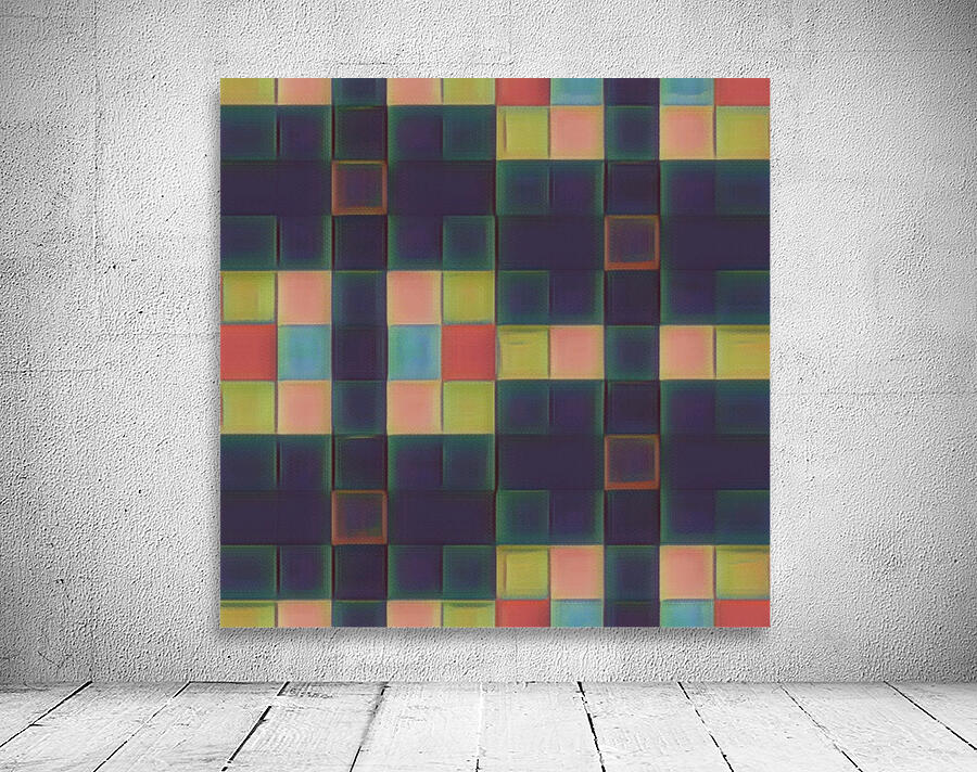 Oil Blocks by Millie R Lissow Wall Art