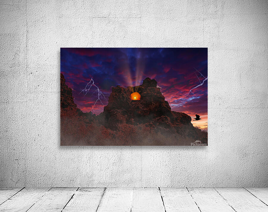 Eye of Sauron in Mordor by Darryl Brooks Wall Art