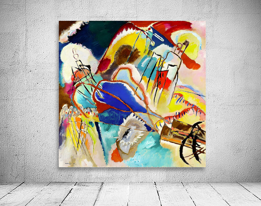 Wassily Kandinsky - Improvisation No. 30. 1913 by Vivanne Wall Art