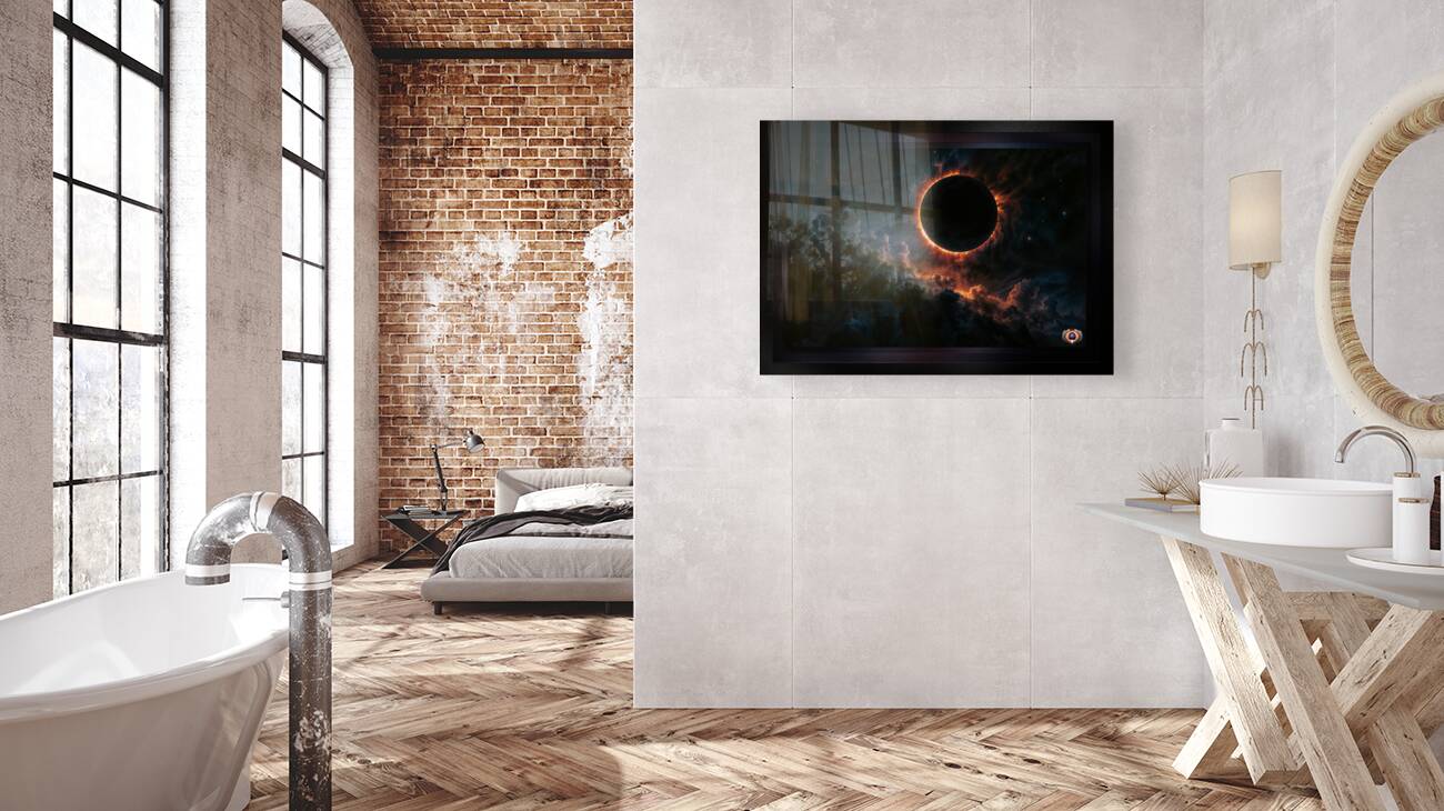 Solar Eclipse Painting that Inspires Awe Mesmerizing AI Concept Art by ...