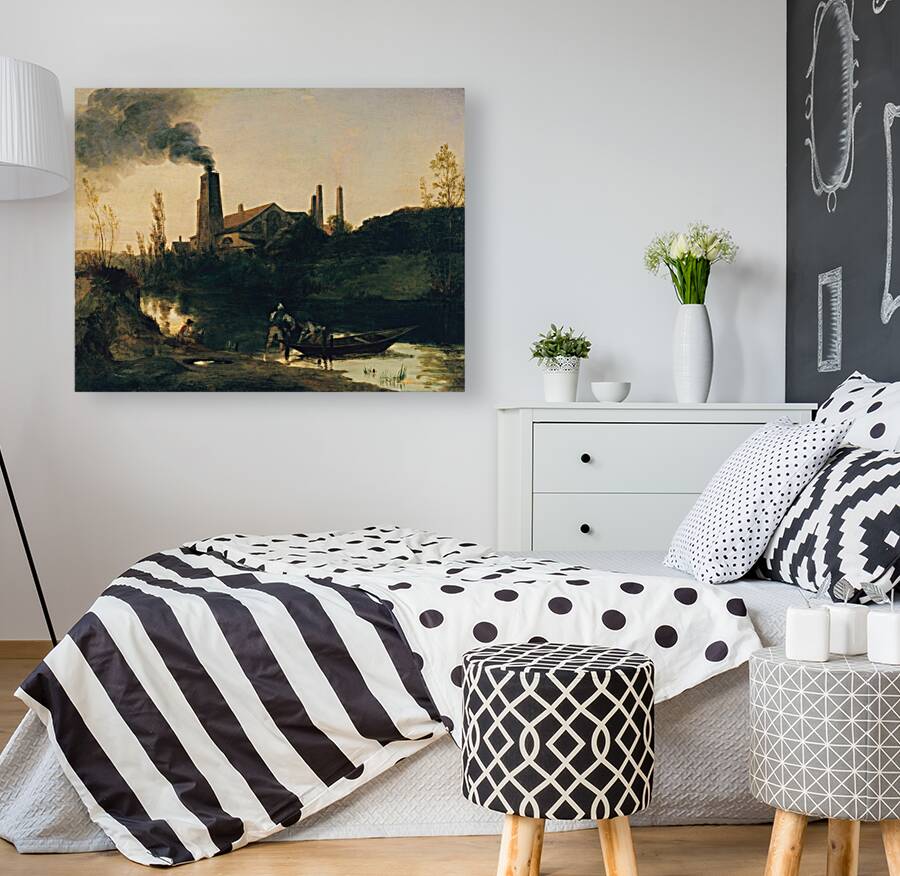 The Neustadt Eberswalde Rolling Mill [circa 1830] by Carl Blechen [1798 ...