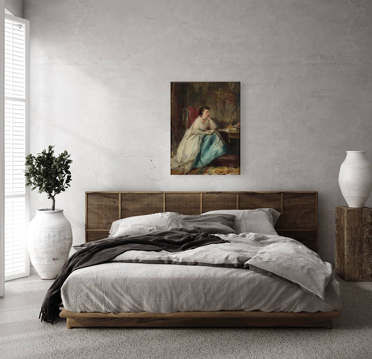 Woman in Her Study by Robert Duddingstone Herdman [1863–1922] par ...