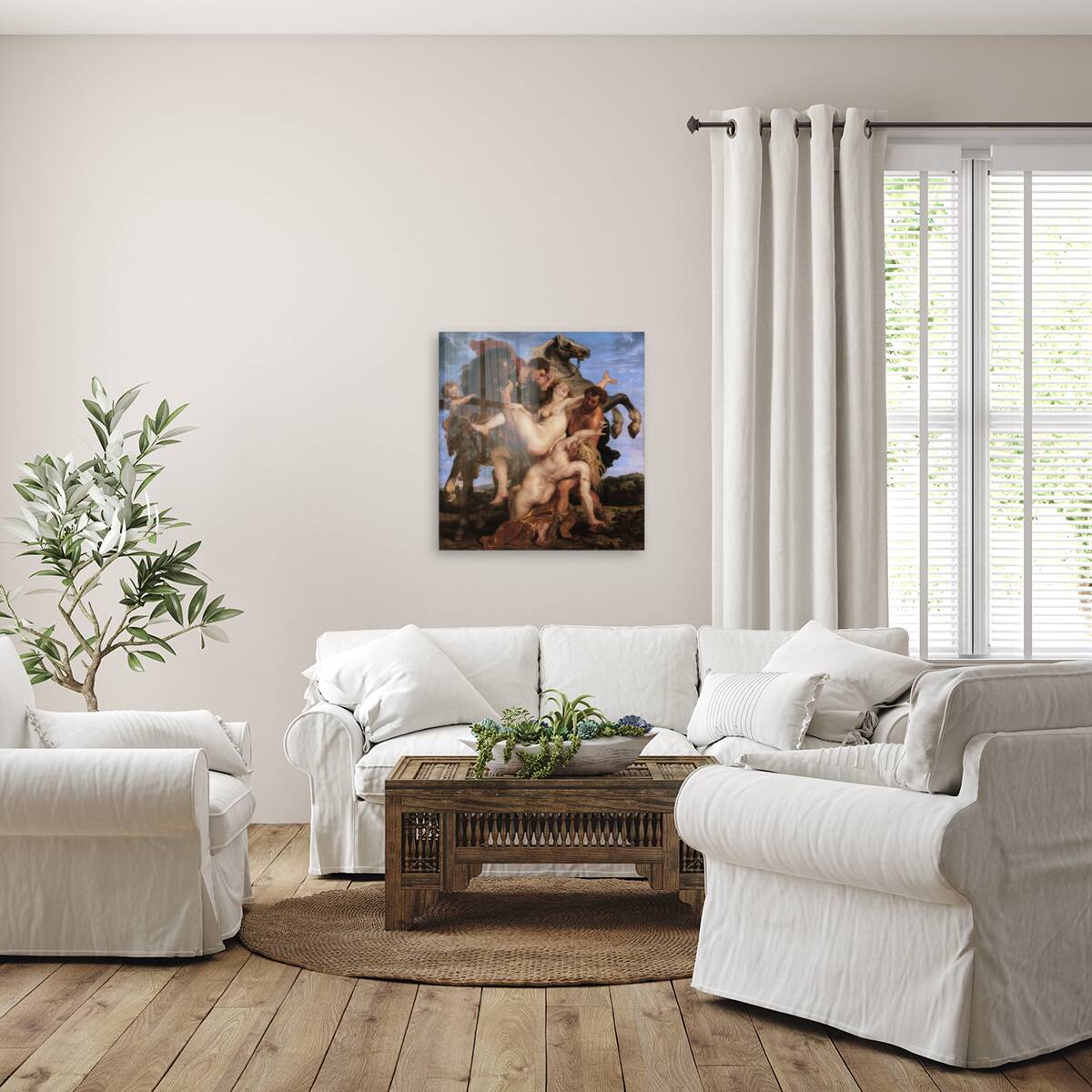 The Rape of the Daughters of Leucippus by Peter Paul Rubens - xzendor7