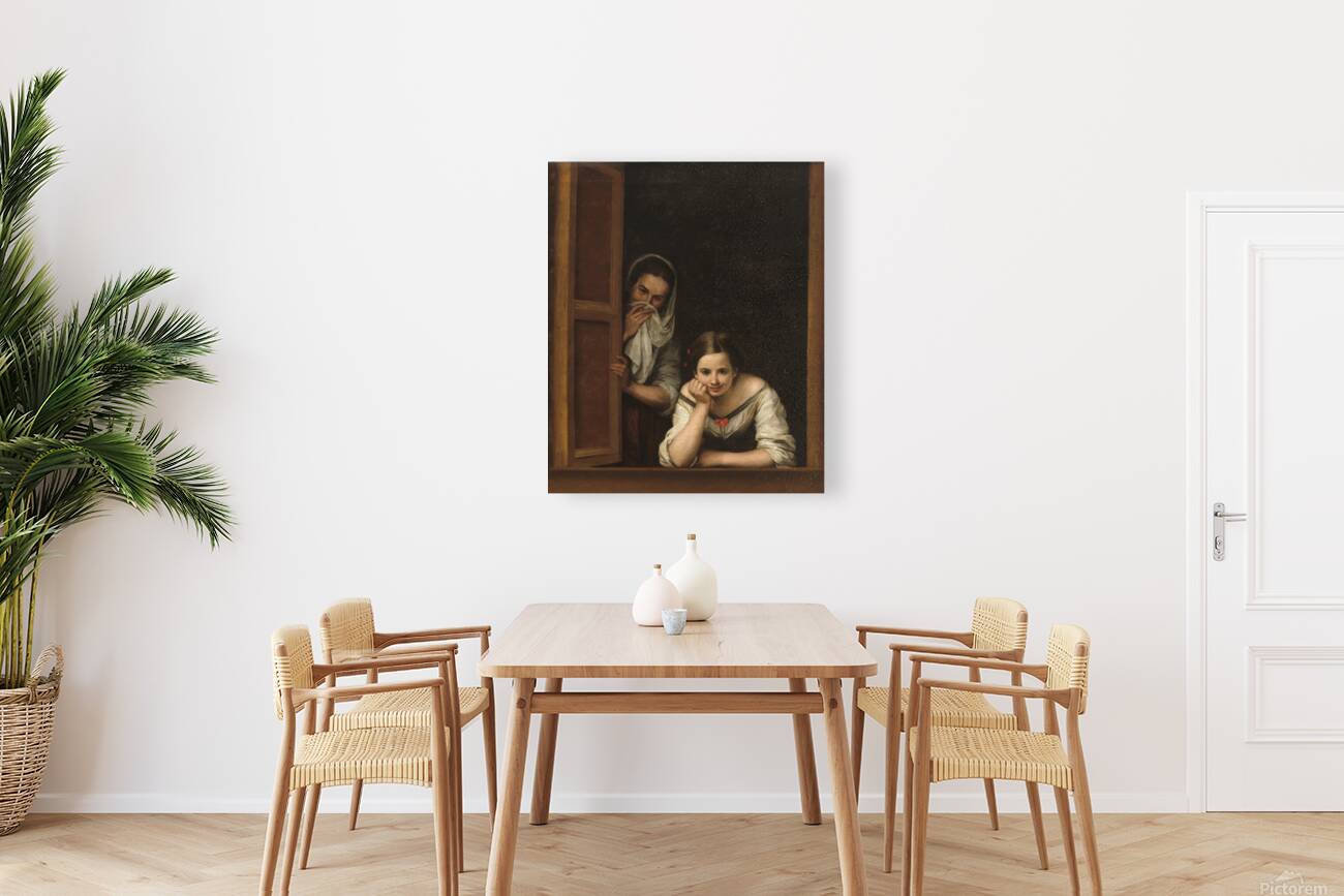 Bartolome Esteban Murillo Two Women at a Window by Wirla Wall Art