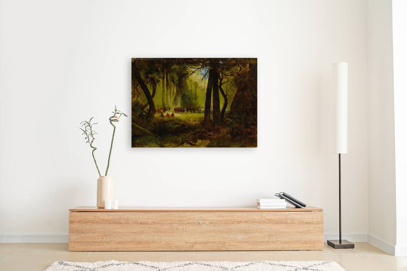 Reception of Dominique de Gourgues [1877] by Thomas Moran [1837–1926 ...