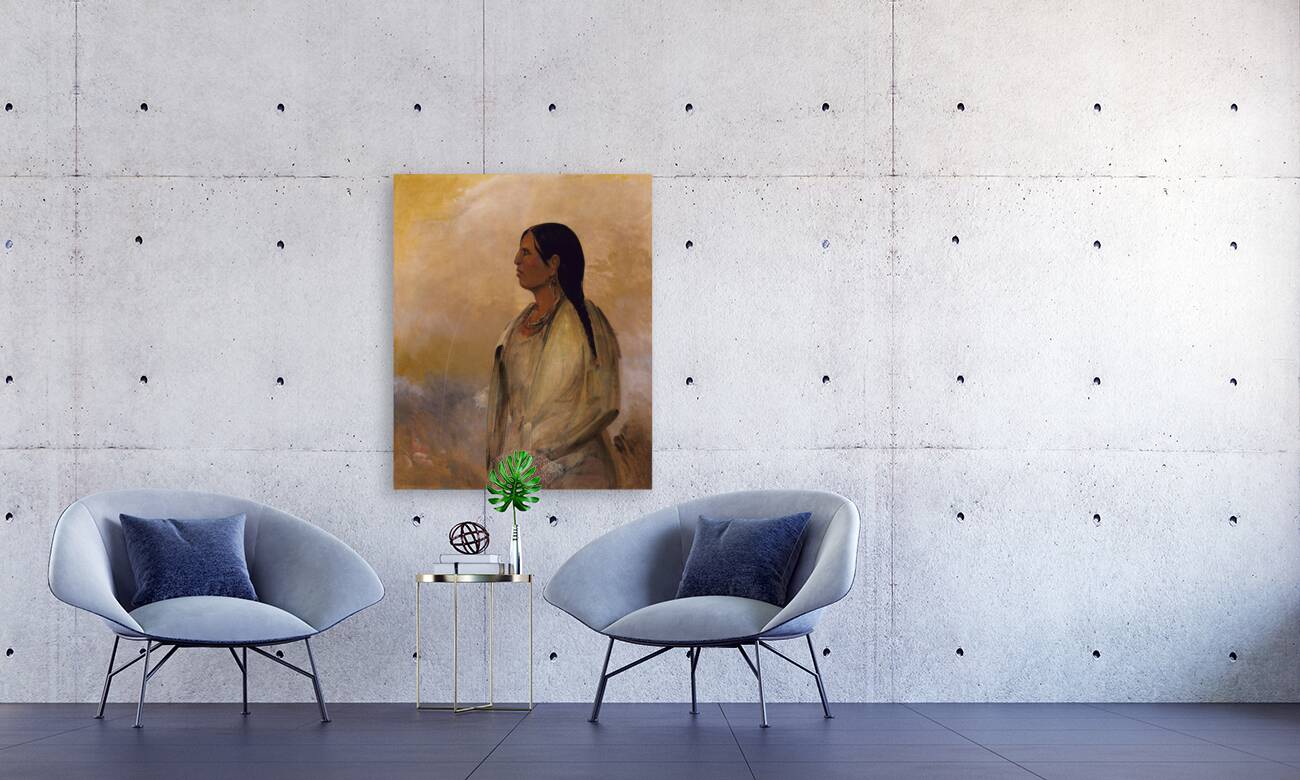 A Choctaw Woman [1834] by George Catlin [1796–1872] by MyCozyFineArt ...