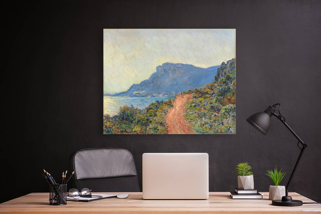 La Corniche near Monaco [1884] by Claude Monet [1840–1926] by ...