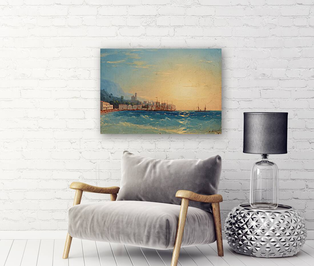 Harbor with Ships [1858] by Ivan Konstantinovich Aivazovsky [1817–1900 ...