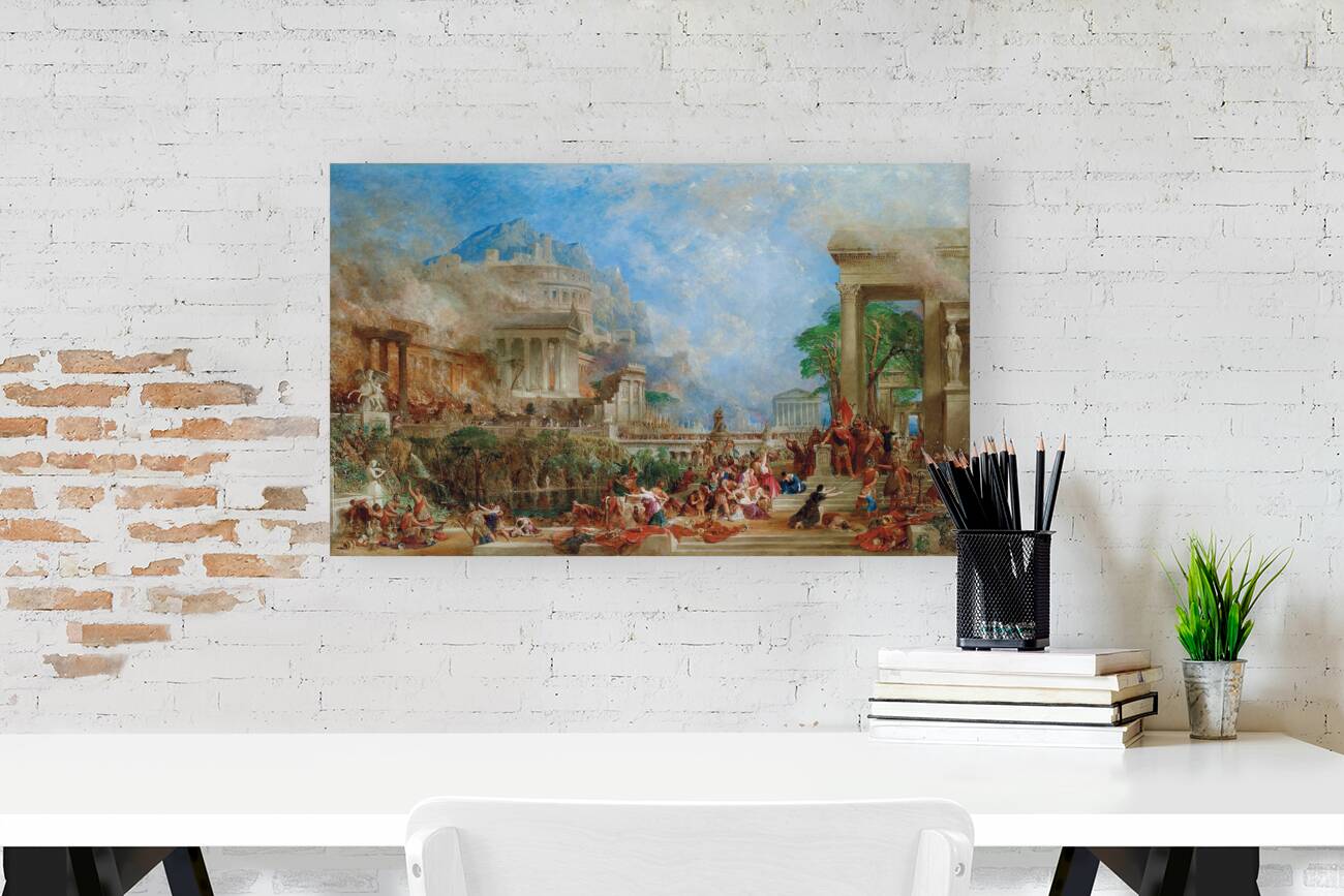 The Sack Of Corinth [1870] by Thomas Allom [1804–1872] by MyCozyFineArt ...