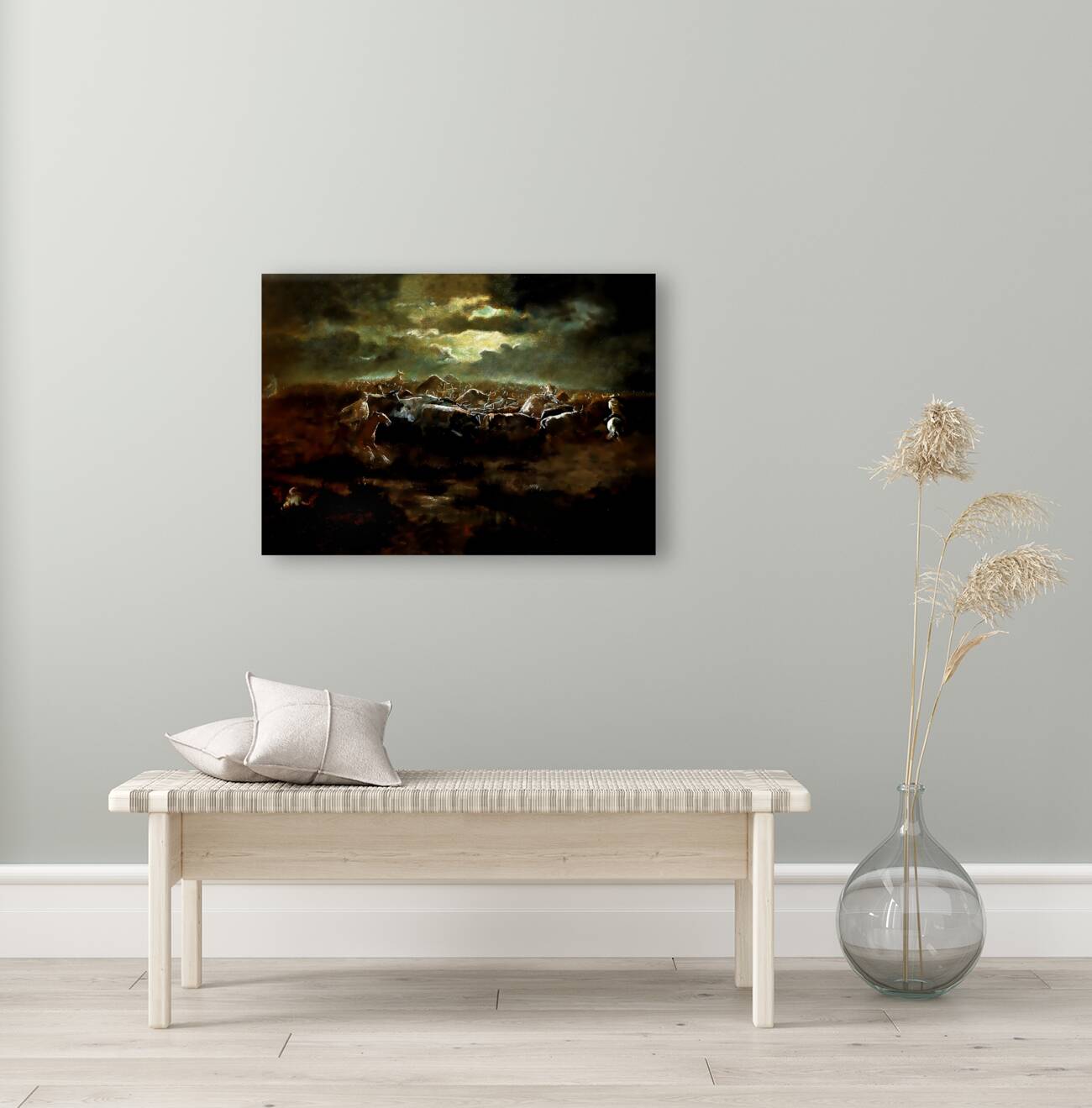 The Last Stand Western Art by Charles M Russell by Fabricci Wall Art