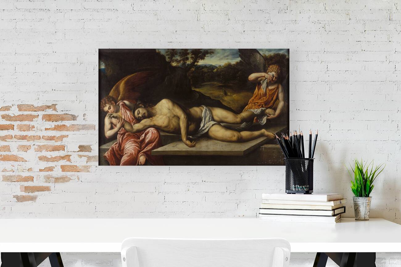 Dead Christ mourned by angels [circa 1550] by Paris Bordone [1500–1571 ...