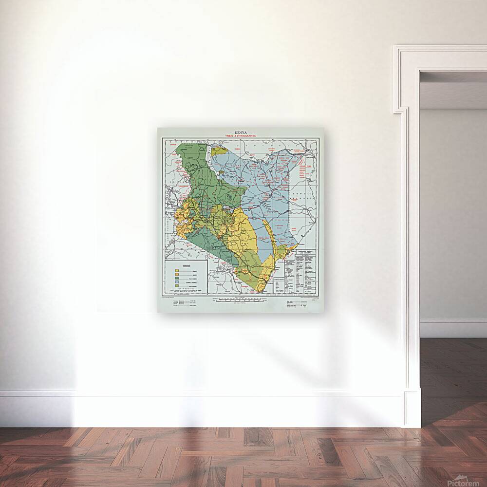 Ethnographic Map of Kenya – Detailed Cultural and Linguistic Map ...