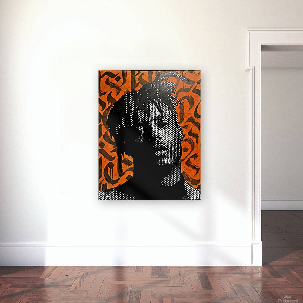 Lucid Legacy – Stippling Portrait of Juice WRLD by vincentsantiago Wall Art