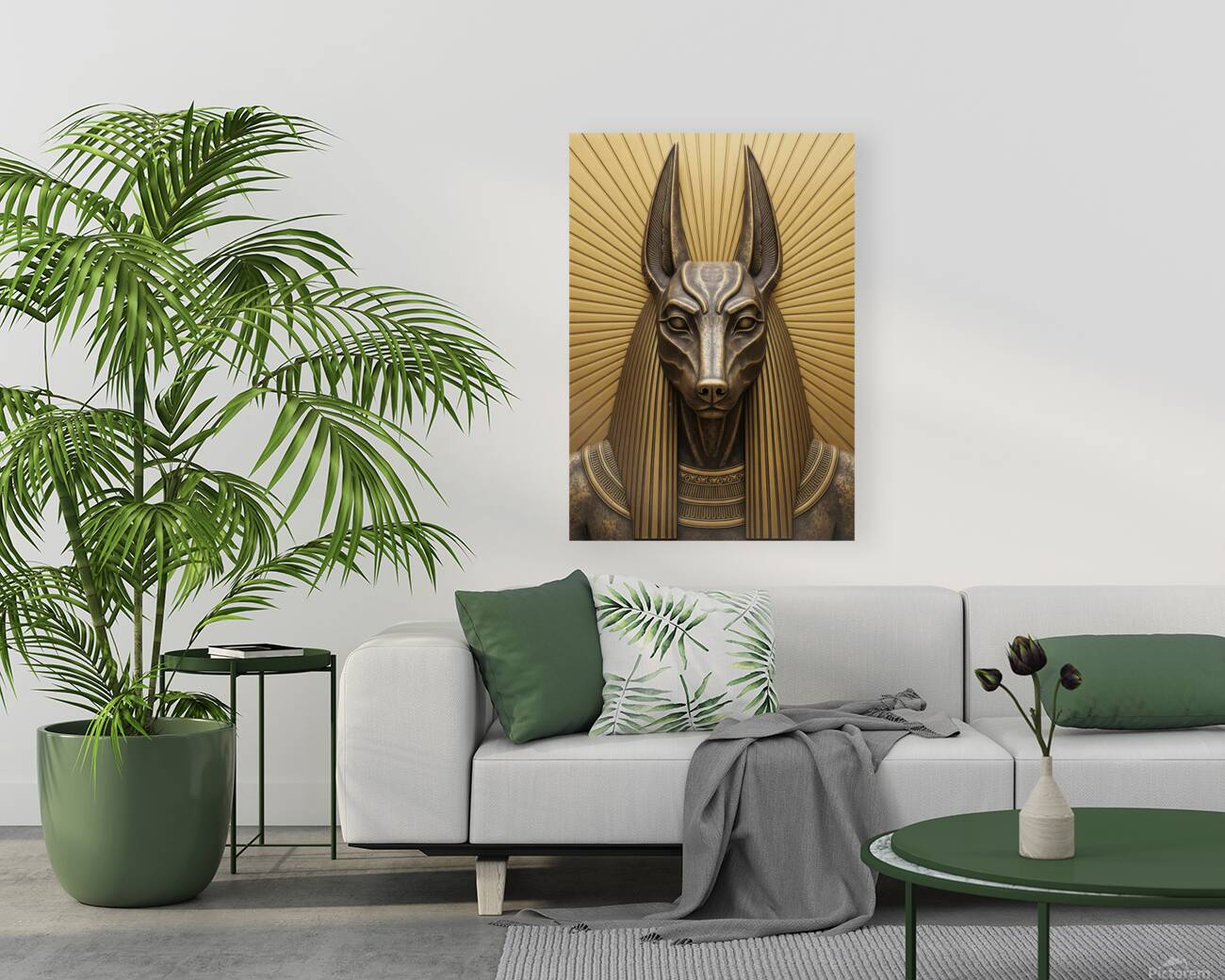 Ancient Sentinel Anubis by Sumer Paintings Wall Art