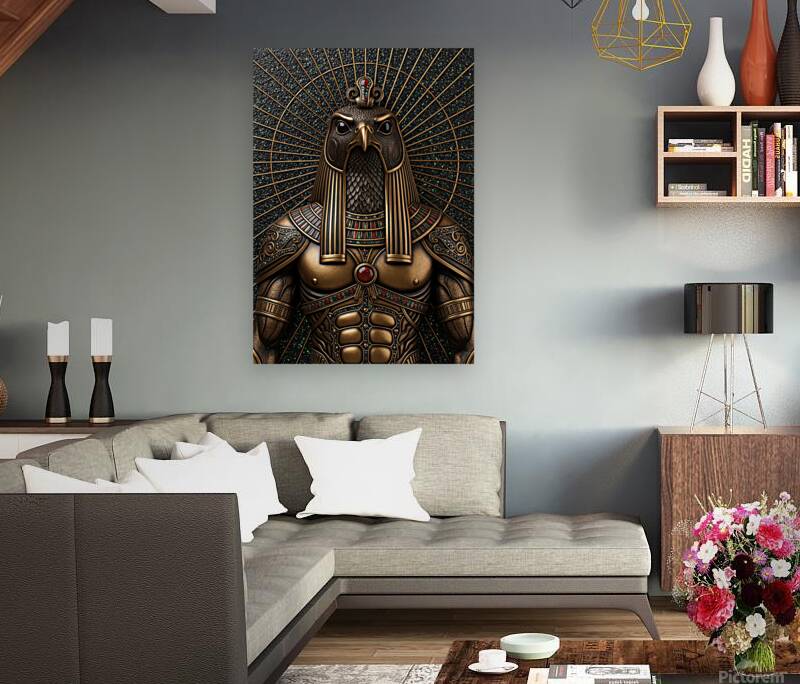 Horus: Celestial Warrior God by Sumer Paintings Wall Art