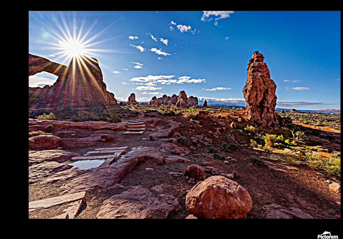 Windows Primitive Loop Hike Utah by Jennifer White Wall Art