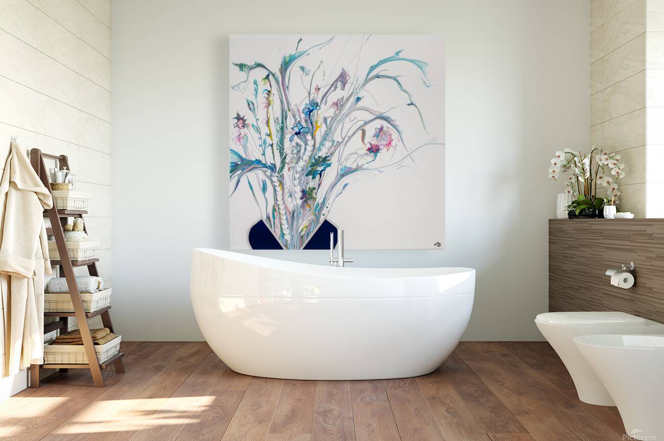 Blue Deco by Arlene Best Wall Art