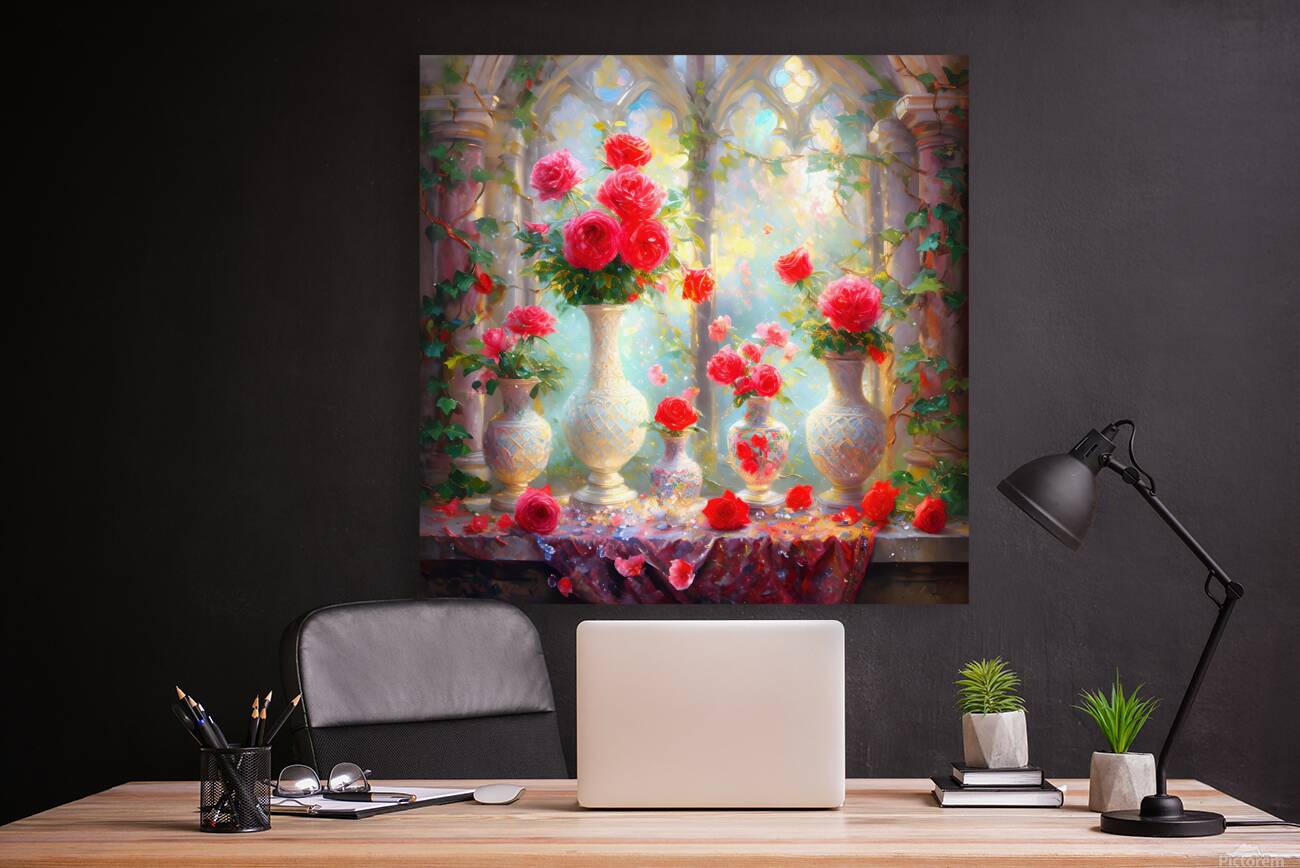 Roses By The Window II by Elliarna Wall Art