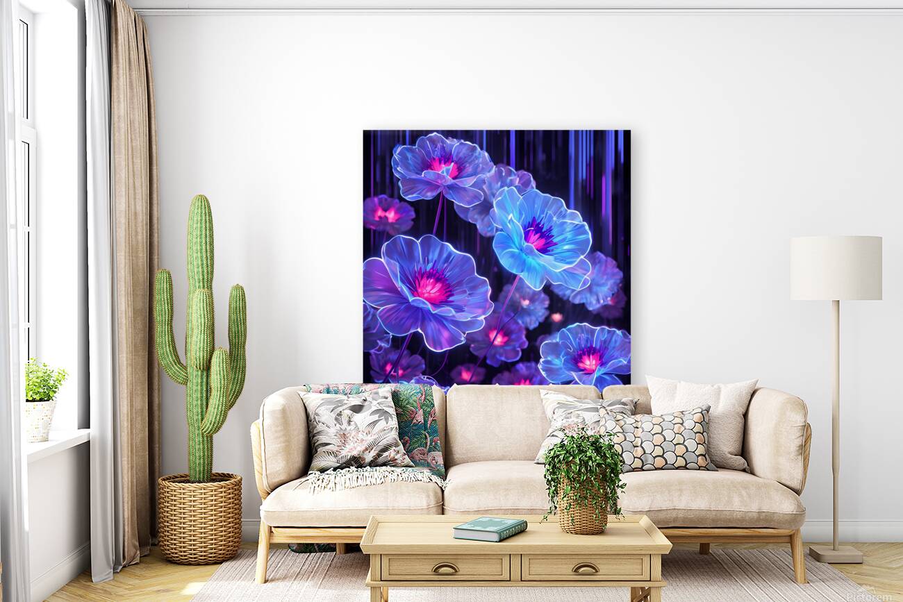 Vivid Flowers 1 by Elliarna Wall Art