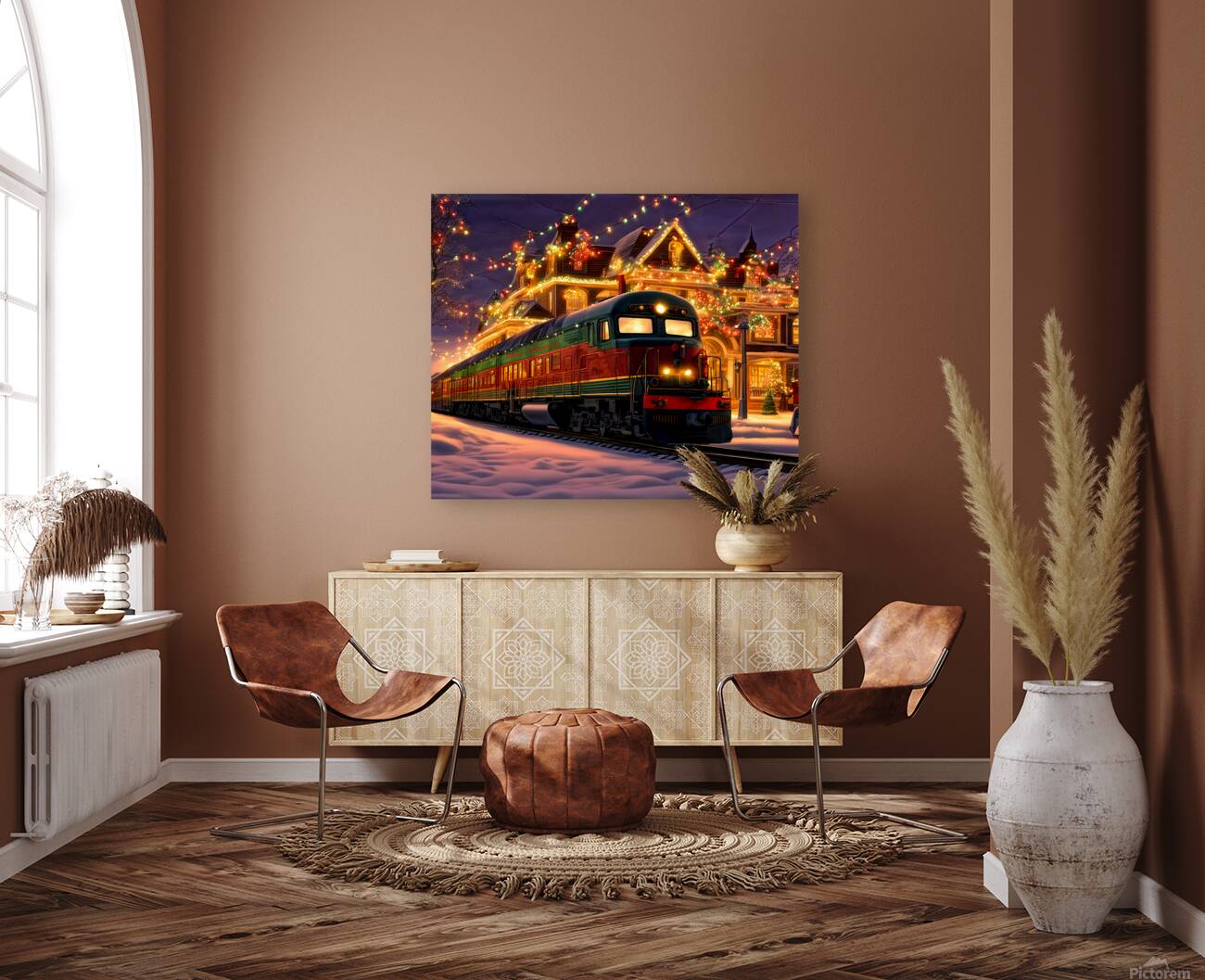 SANTAS TRAIN by Digicam Wall Art