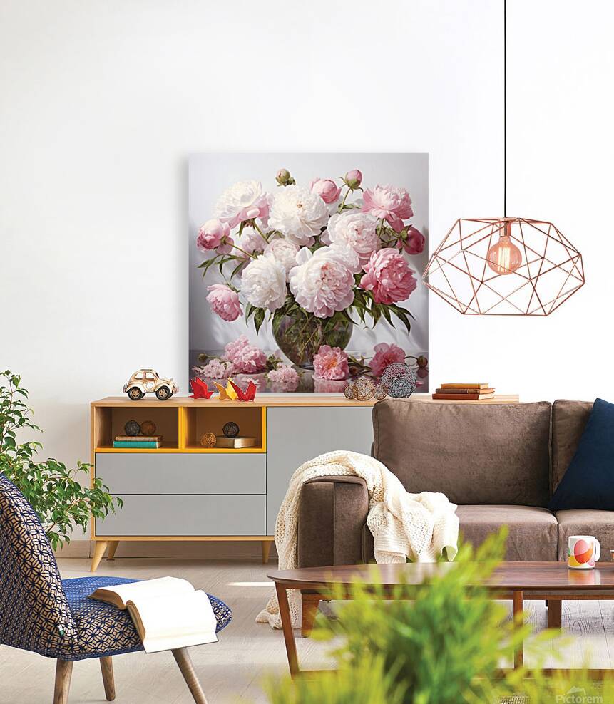 Peonies 1 by Elliarna Wall Art