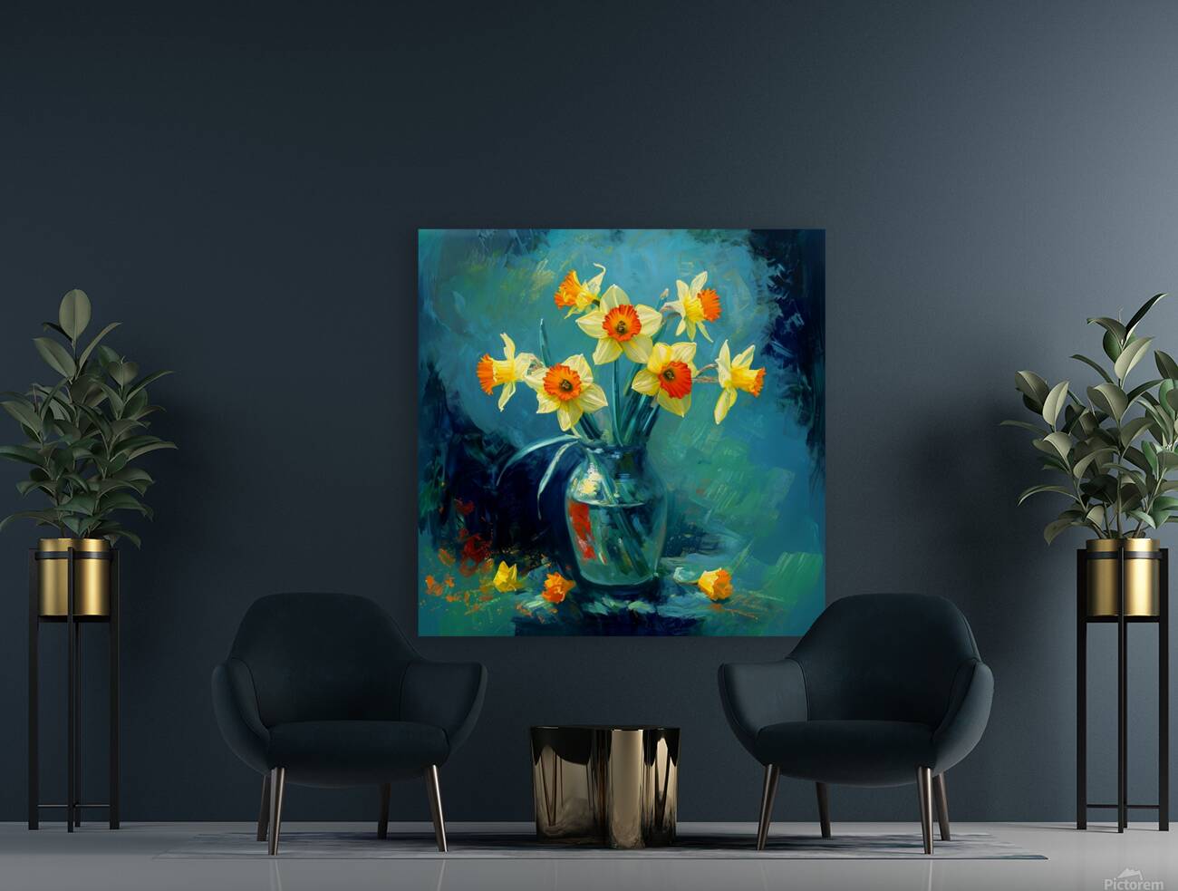 Daffodils 1 by Elliarna Wall Art