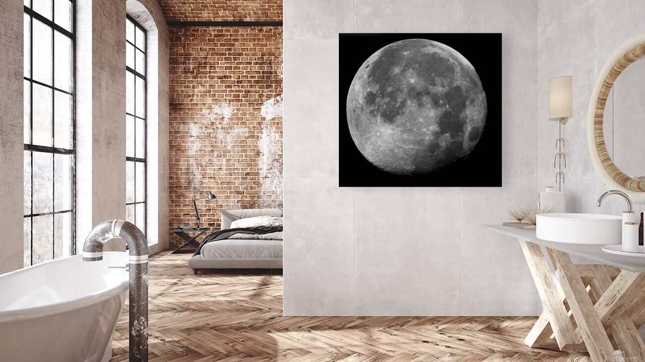 Moon mosaic Meade 5422 2x Teleview 21 images by Roy von Dohlen ...