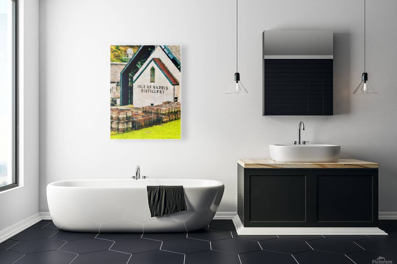 Isle of Harris Distillery by BradTaylorArt Wall Art