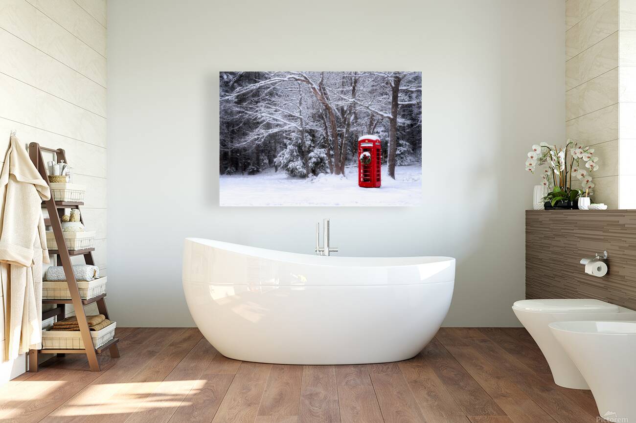 A British Christmas in Maine by Rick Berk Wall Art