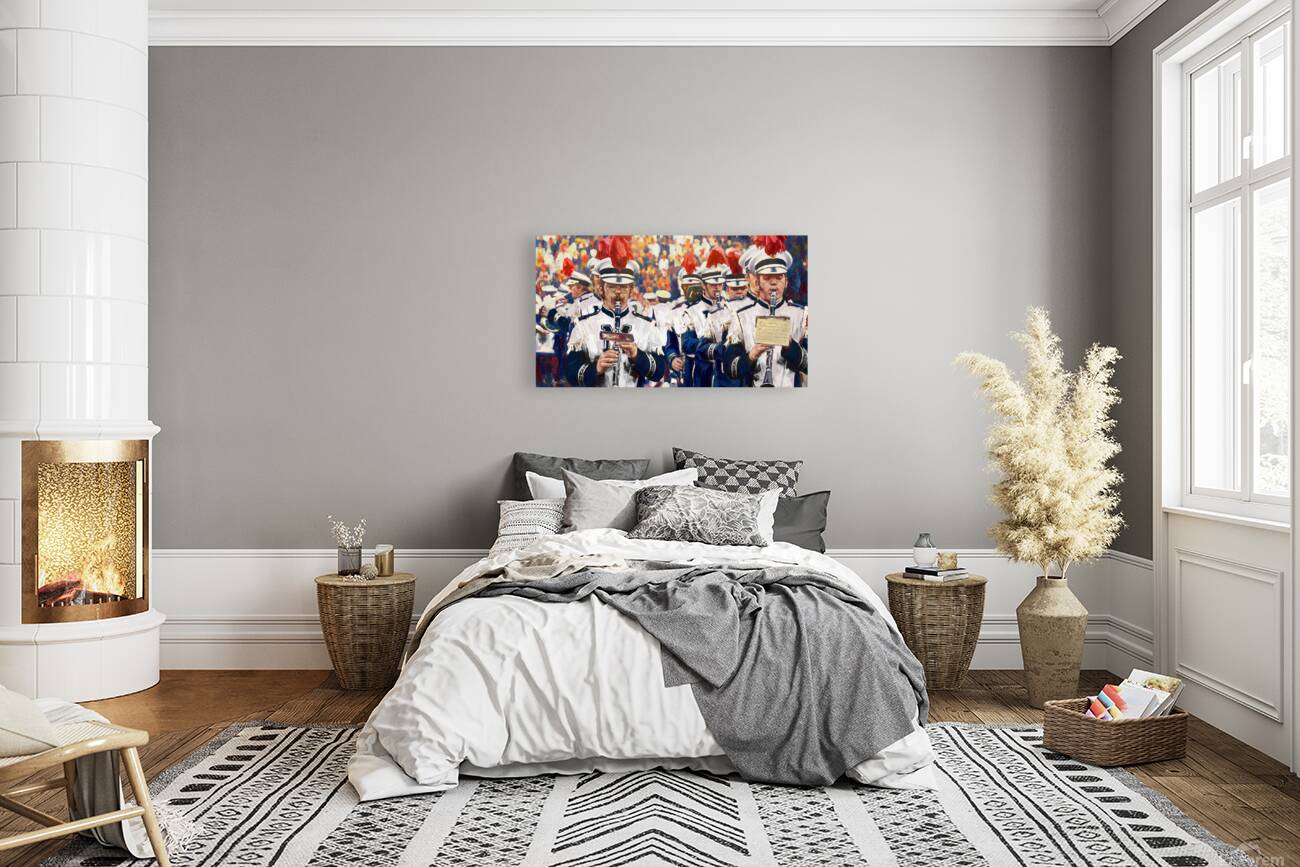 1970s Ole Miss Marching Band Art by Row One Brand Wall Art