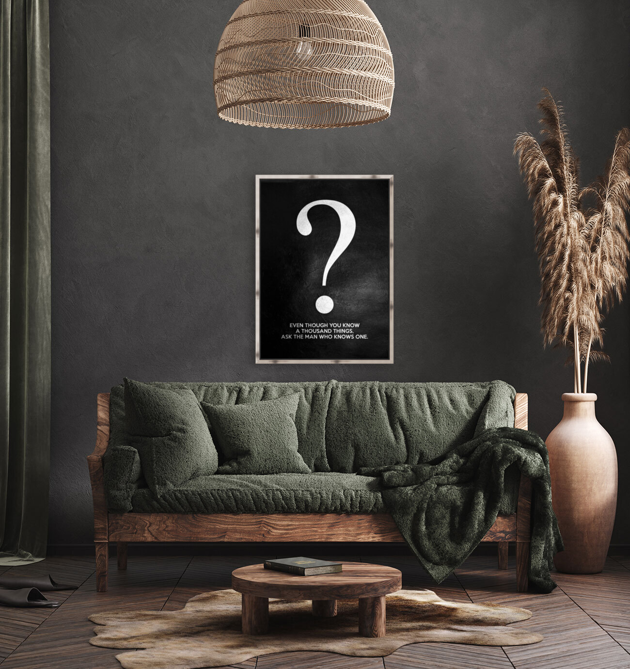 Dont be afraid to ask questions Motivational Wall Art by ABConcepts ...