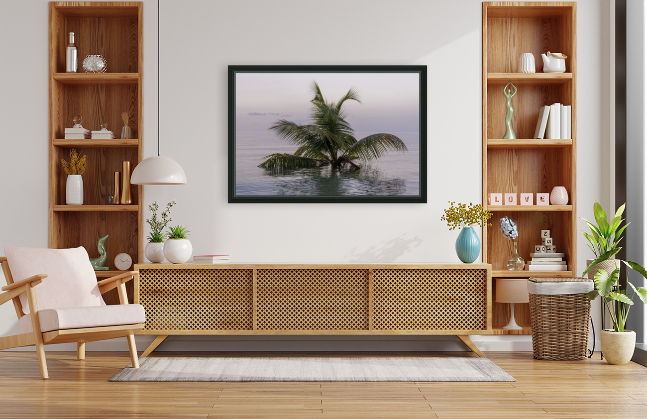 Palm Tree Swimmer par WeStaySocial Art