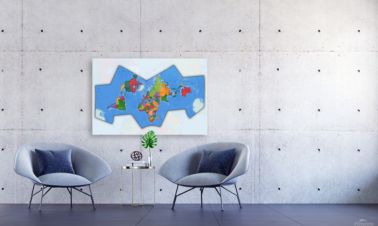 Cahill Concialdi world map projection par SamKal