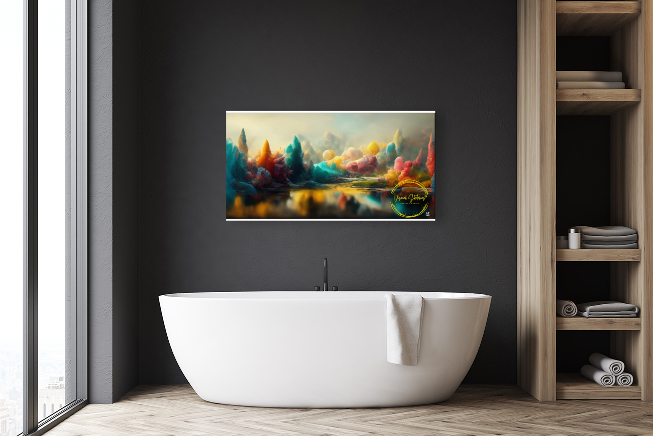 Mural Artscape 1 | Visual Sketches | Art gallery by Visualsketches Wall Art