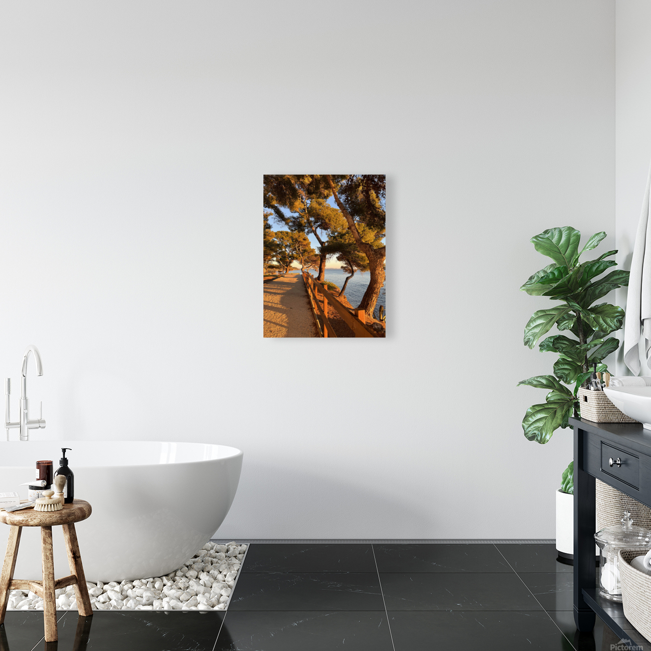 Path under the Pine Trees par Alix Forestier