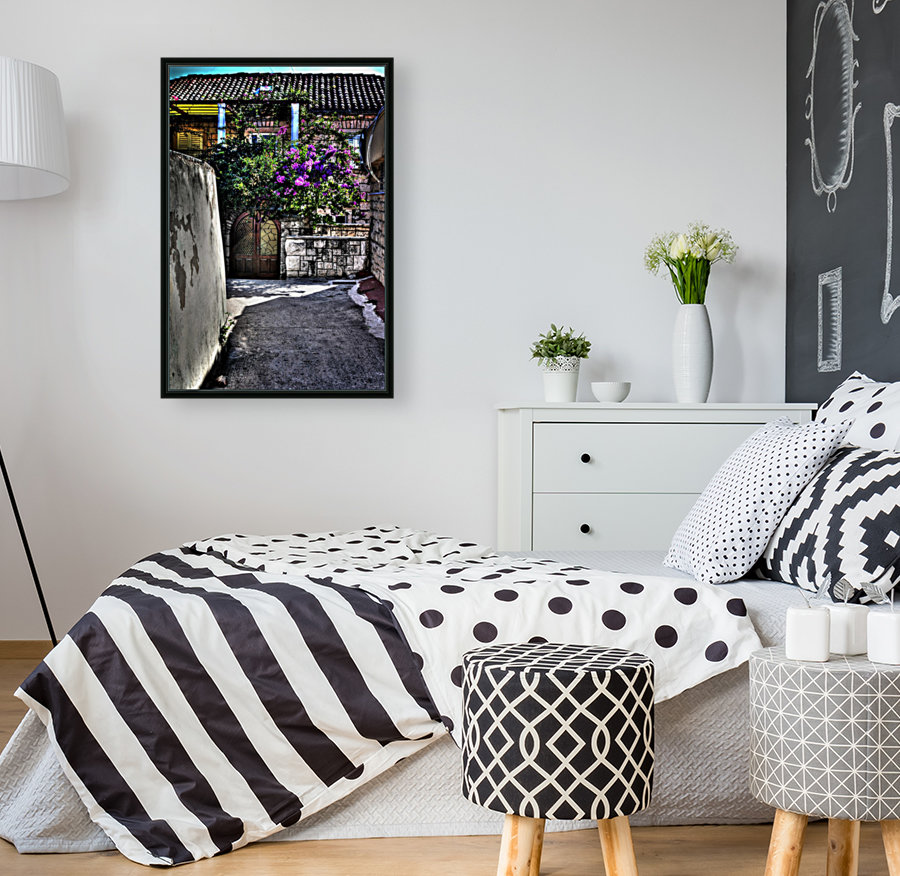 the entrance way corfu grrece tom prendergast by tom Prendergast Wall Art