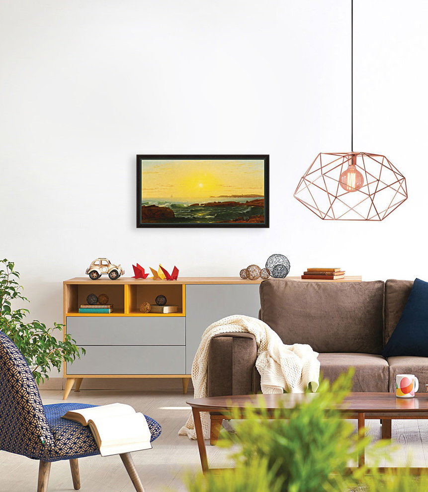 Sunrise on the sea coast par Etienne Dinet