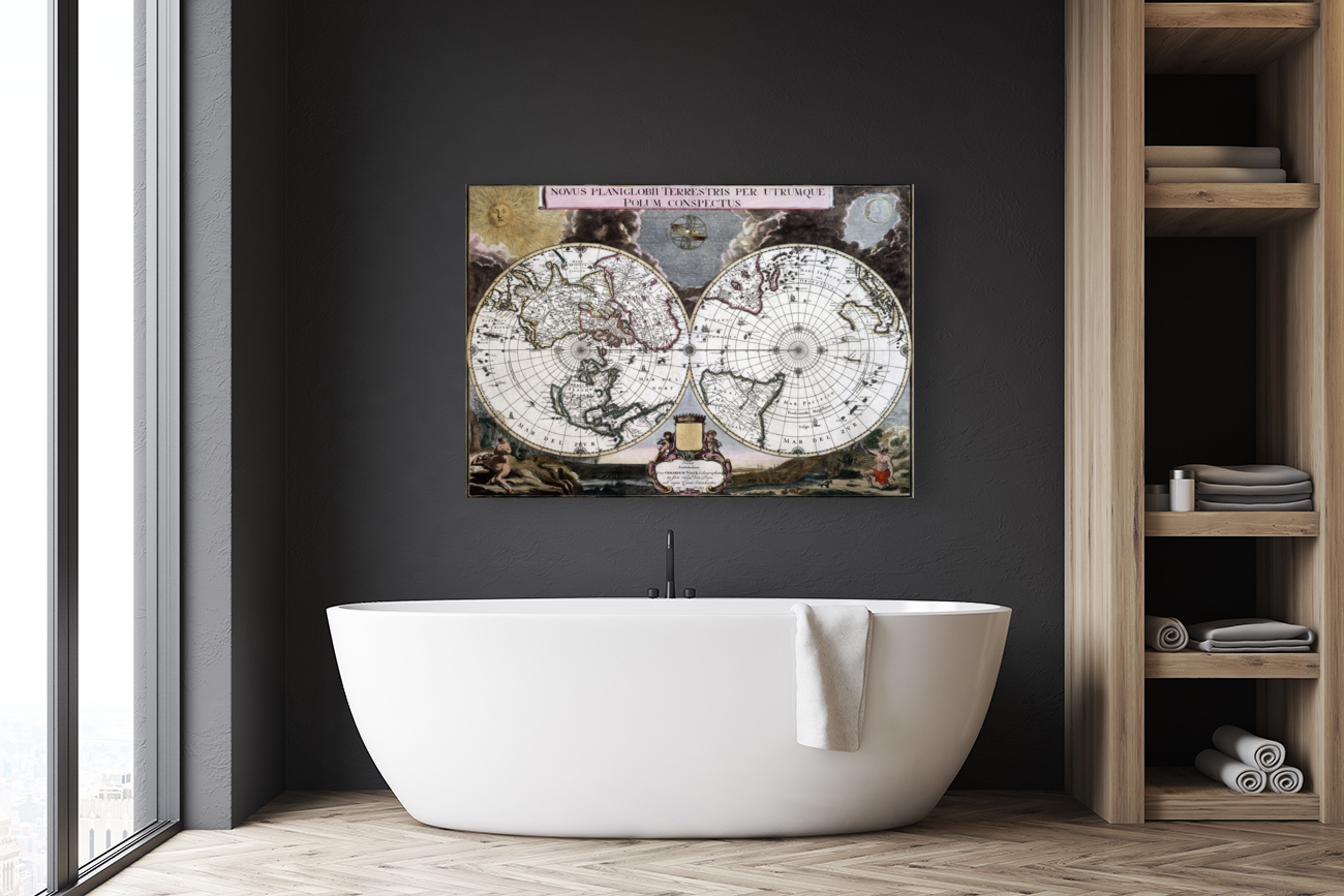 old map maps Mapa de Visscher de America del No 1682190219.7881 by ...