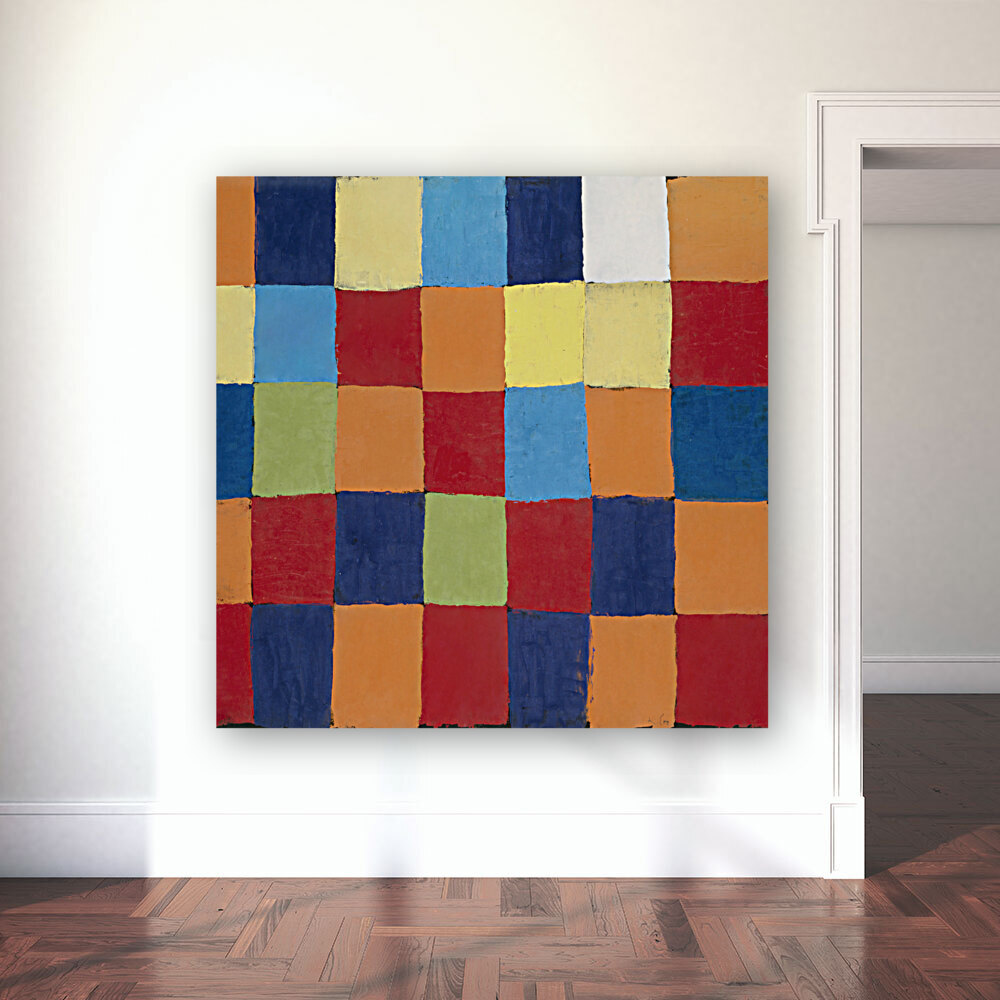 5022 color chart 1930 painting in high resolution by artvi Wall Art