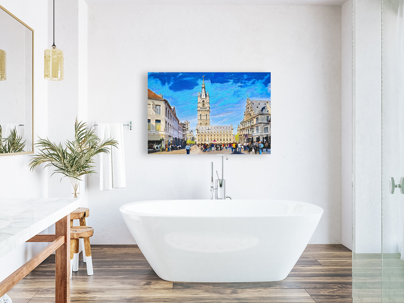 Harmony of Ghent - CR2304-9045-WAT by JordiCarrio Wall Art
