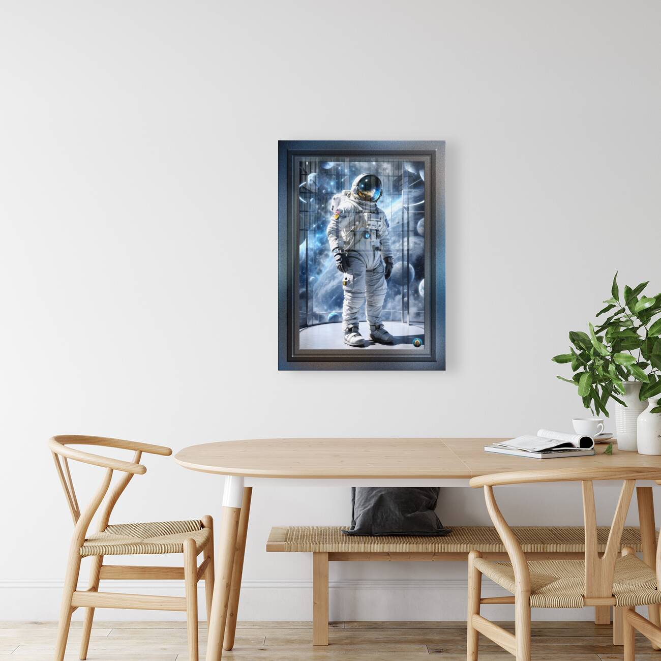 Astronaut Displaying Space Suit Science Fiction AI Concept Art by ...