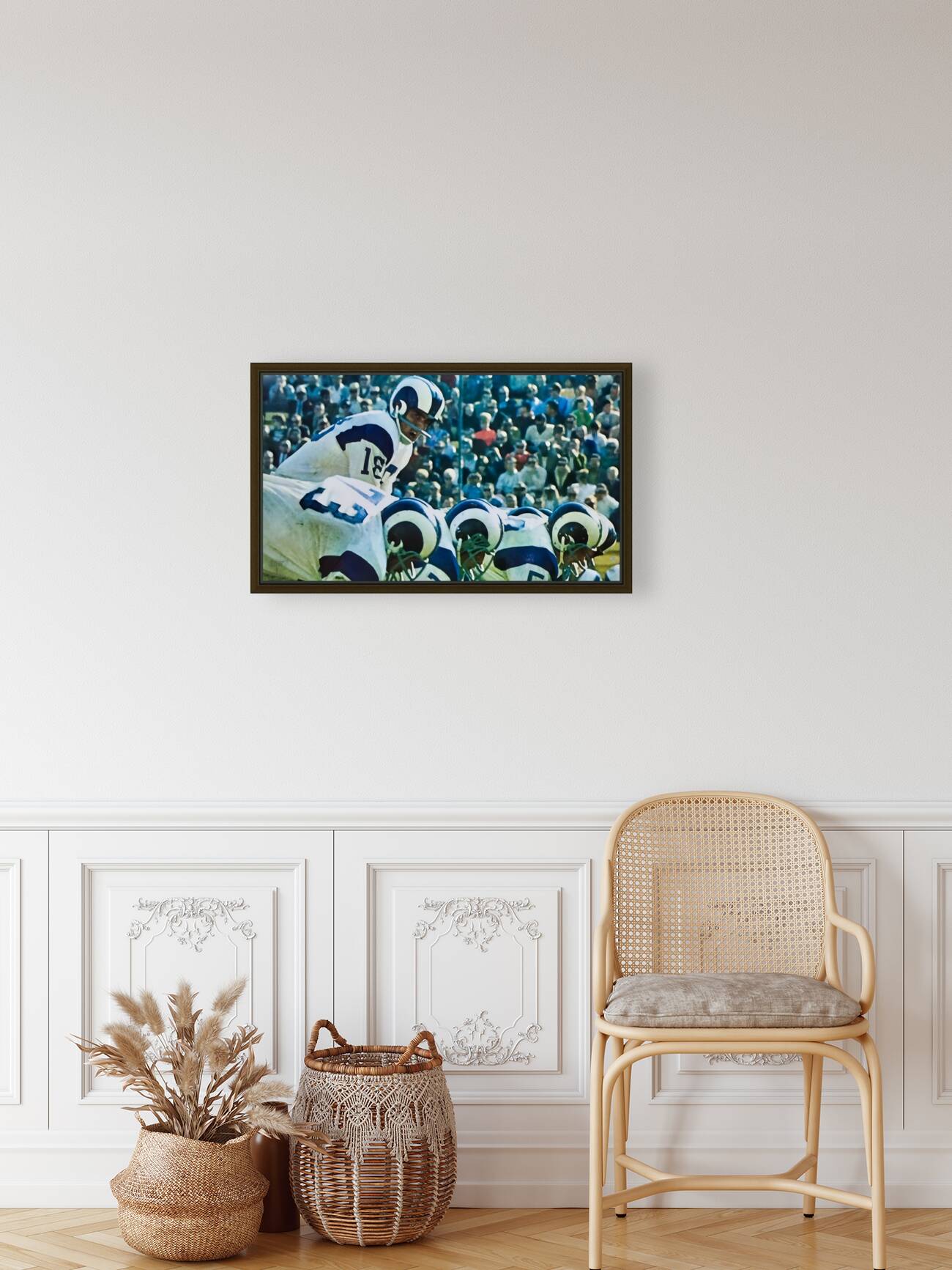 1967 LA Rams Roman Gabriel QB Art by Row One Brand Wall Art