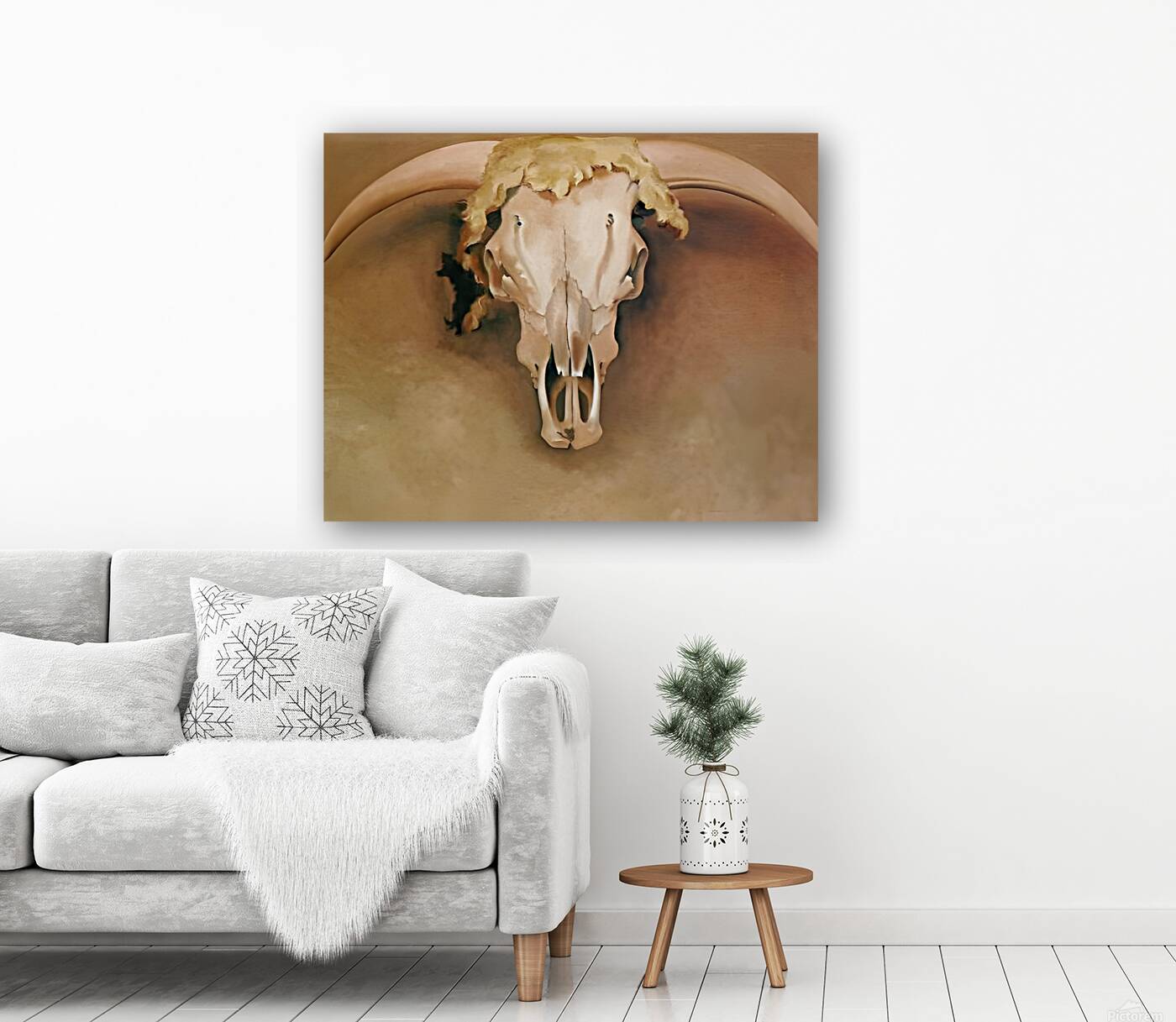 Georgia OKeeffe - Bob Steer Head by William Store Wall Art